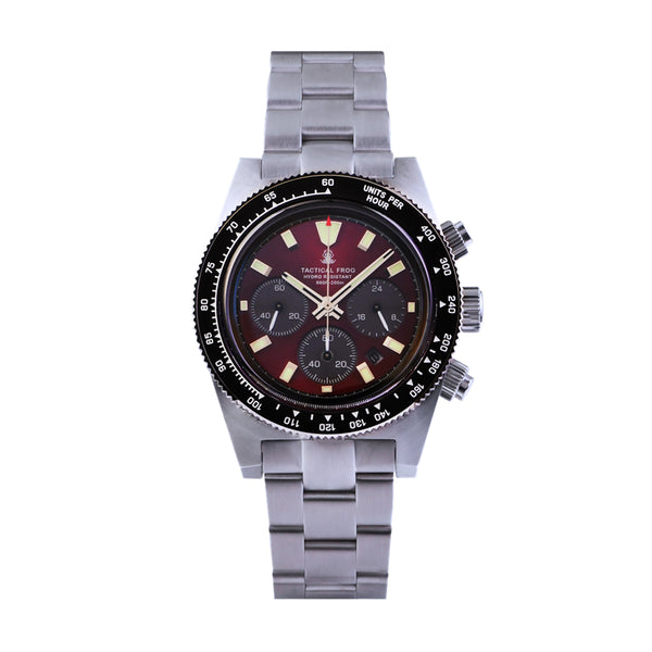 Tactical Frog Watches for Men - VS75 Solar Chronograph Watch ...